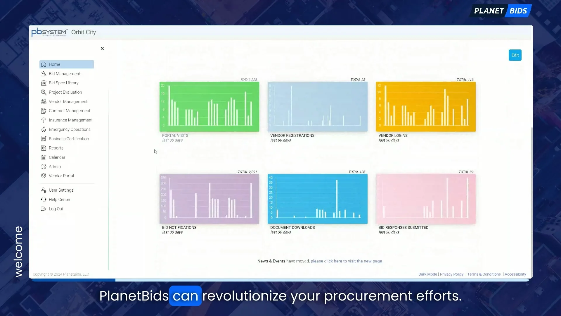 Watch a Demo of PlanetBids